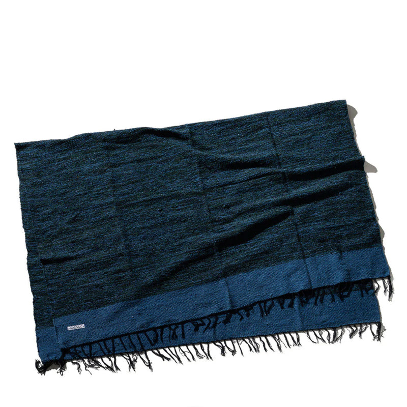 Hand-loomed Recycled Yarn Rug - Blue – BROOK FARM GENERAL STORE