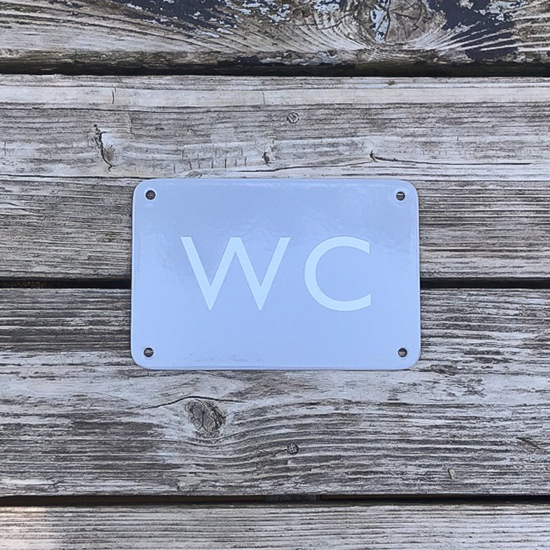 WC Sign – BROOK FARM GENERAL STORE